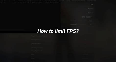 How To Limit FPS In CSGO Full Guide Console Config Launch