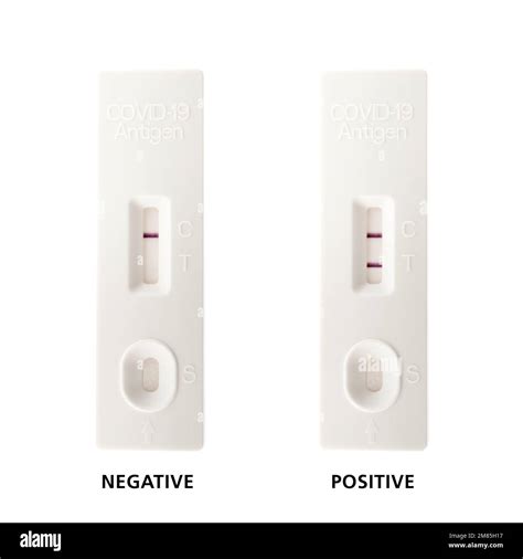 Rapid Sars Cov 2 Antigen Test Cassette With Positive Test Result Cut Out Stock Images And Pictures