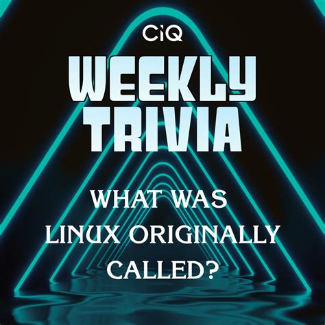 Ciq On Linkedin Linux Fridayfun Techtrivia