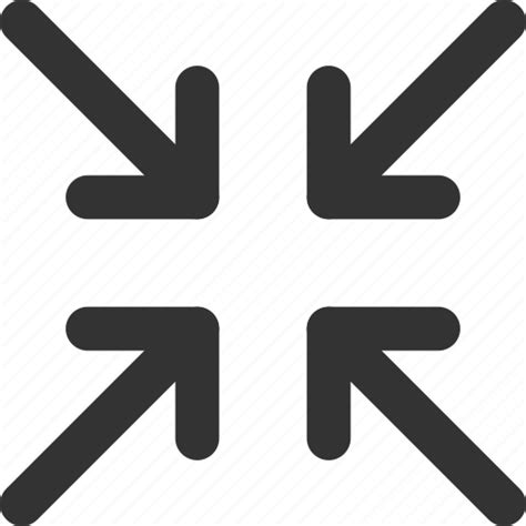 Arrows Minimize Resize Icon Download On Iconfinder