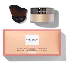 Laura Mercier Translucent Loose Setting Powder Glow With Brush