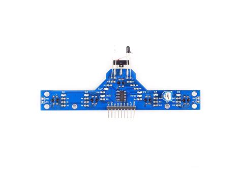 Tcrt5000 5 Sensor Array With Limit Switch Senith Electronics Tcrt5000 5 Sensor Array With Limit Switch Senith Electronics