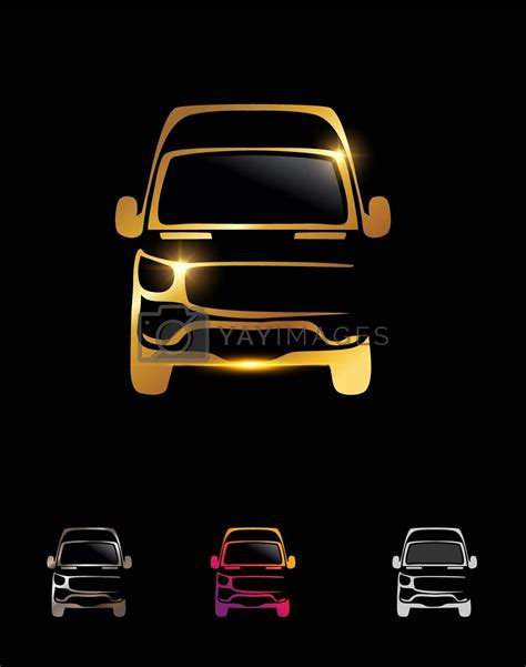 Golden Car Vector Sign By Up2date Vectors Illustrations With Unlimited Downloads Yayimages Artofit