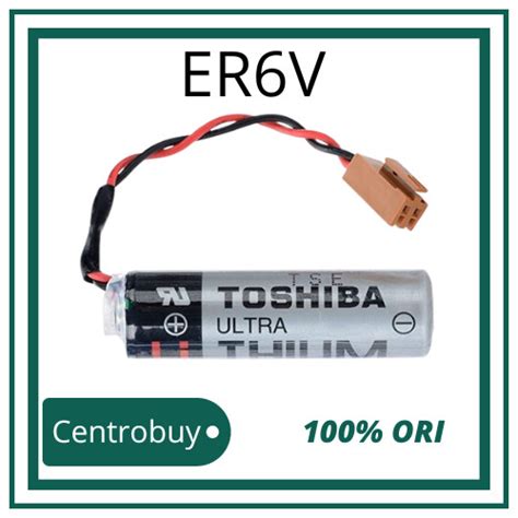 Jual Baterai Toshiba 3 6V ER6V Lithium Battery With Plug Jakarta Barat Centrobuy Tokopedia