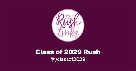 Class Of 2029 Linktree