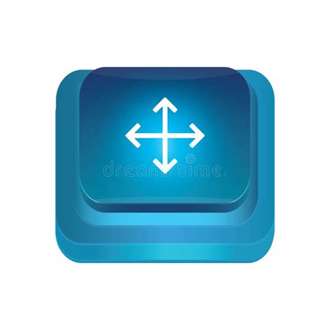Drag Button Vector Illustration Decorative Design Stock Vector Illustration Of Interface