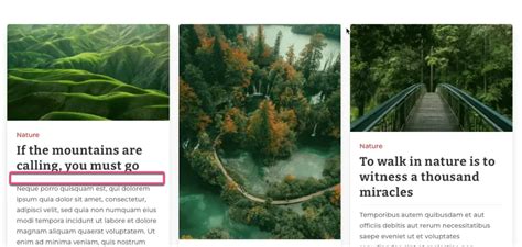 How To Remove Separator In Between Title And Text In Masonry Variant