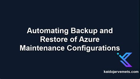 Kaido Järvemets On Linkedin Azure Cloudcomputing Automation