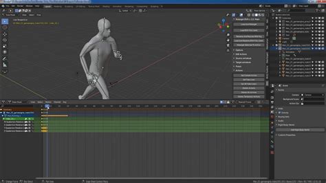 Game Character Part 2 Creation And Bvh Animation With Makehuman Blender And Unity English