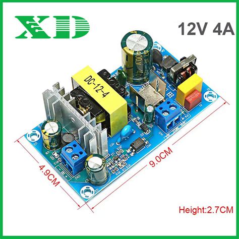 12v 4a Switching Power Supply Module 12v 50w Isolated Ac Dc Pcb Board