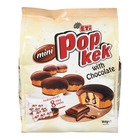 Eti Popkek Mini Cake Cocoa Coated With Chocolate Sauce 144 G Voilà Online Groceries And Offers