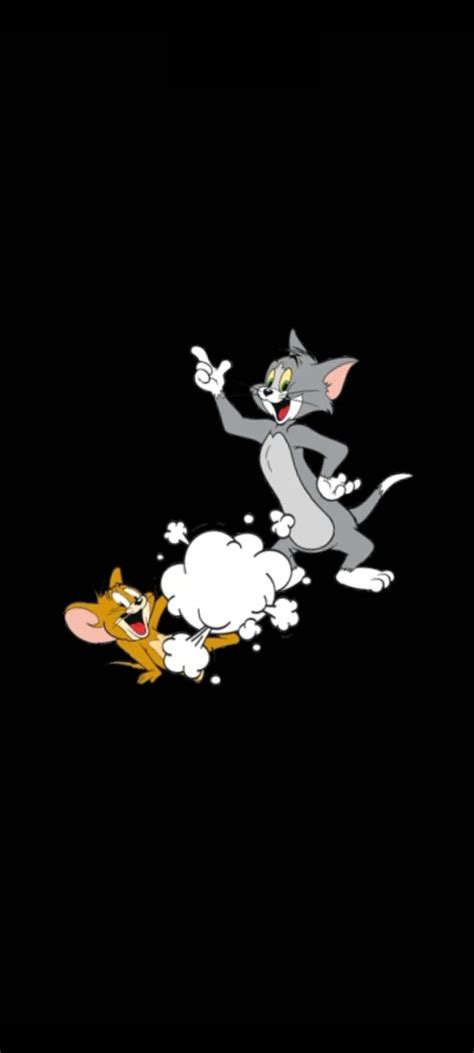 Tom And Jerry Wallpaper 4k Black Background 4k
