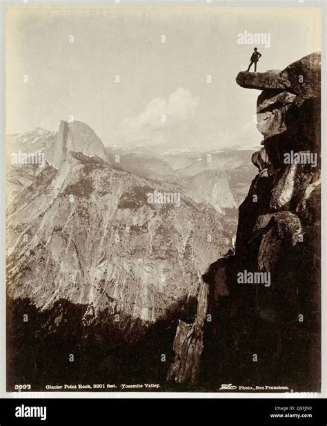 Isaiah West Taber American Photographer Man On Glacier Point Rock