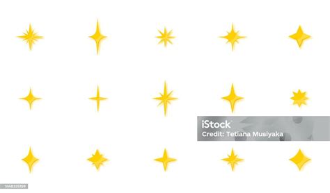 반짝이는 별들의 집합입니다 빛나는 조명 효과로 별과 버스트의 컬렉션 밝은 불꽃 놀이 장식 깜박임 화려한 플래시 반짝이는 별들