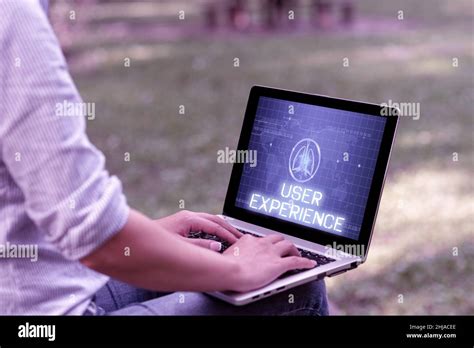 Writing Displaying Text User Experience Business Idea How A Person Reacts And Feels After Using