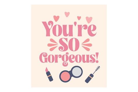 You Re So Gorgeous Notebook Cover SVG Cut File By Creative Fabrica Crafts Creative Fabrica