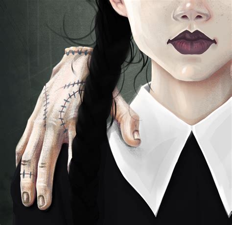 Wednesday Addams Instant Download Portrait Art Print Wall Art Etsy