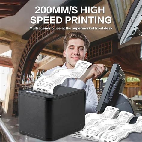 Xprinter Manual Printer With Auto Cutter Portable Receipt Printer Pos Printer Kitchen Printer
