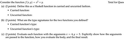 Solved Consider The Function Fxyx2y Total For Ques A