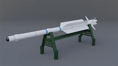 Iris T Rocket 3d Model Cgtrader