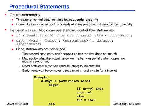Ppt Cse241 Vlsi Digital Circuits Winter 2003 Recitation 1 Verilog Introduction Powerpoint