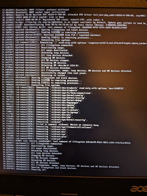 Arch Linux Wont Shutdown Or Restart With The Kernel Update Failed To Unmount Oldroot R