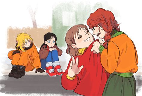 Shouri Mirrorshards Eric Cartman Kenny Mccormick Kyle Broflovski
