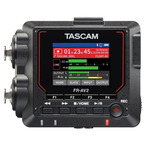 Tascam Fr Av2 Compact 32 Bit Float Field Recorder At Gear4music