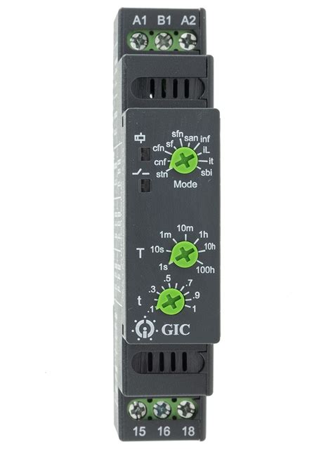 Rs Pro Spdt Multi Function Time Delay Relay 12 → 240v Ac Dc 0 1 S → 100h Din Rail Mount Rs