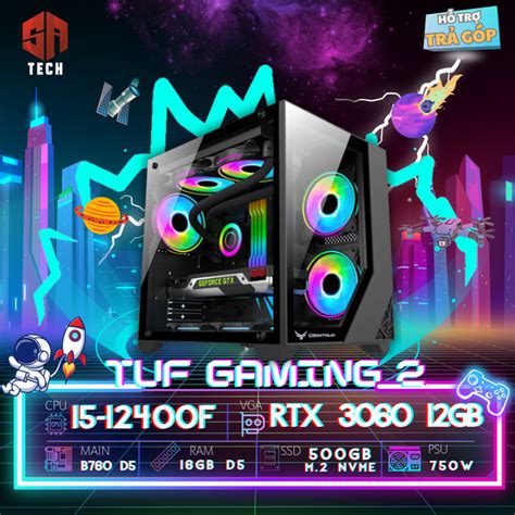 PC TUF GAMING 2 (i5-12400F | RTX 3060 12G | 16G D5 6000 | M.2 500G)– S ...