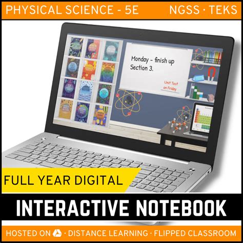 Physical Science Digital Interactive Notebook Bundle Ngs Magnified