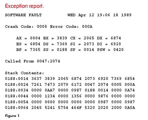 An Exception Primer Embedded