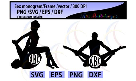 Sex Monogram Frames Svg Cut File Sex Svg Monogram Frames Etsy