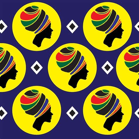 Premium Vector Seamless African American Women Pattern