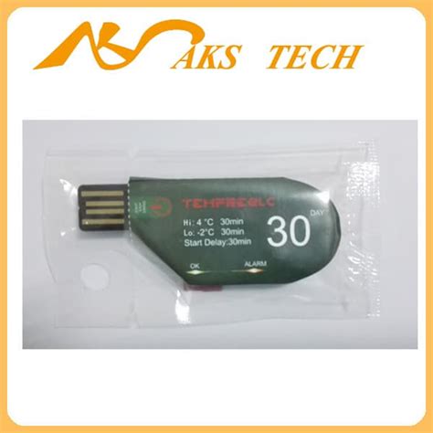 Disposable Single Use USB PDF Temperature Data Logger Tradekorea