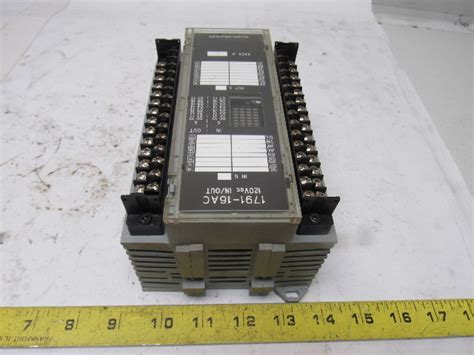 A B Allen Bradley 1791 16AC 16 Input 16 Output AC Block I O Module Bullseye Industrial Sales