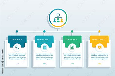 Infographic Timeline Visual Aid Road Map Arrow Symbol Vector