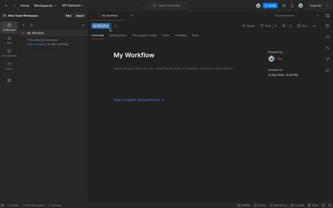 Workflows In Postman Geeksforgeeks