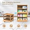 Teamkio Can Organizer For Pantry Bamboo Pantry Organizer