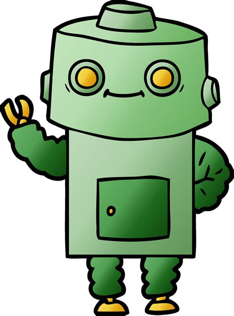 Vector Cartoon Robot 12477043 Vector Art At Vecteezy Vector Cartoon Robot 12477043 Vector Art At Vecteezy