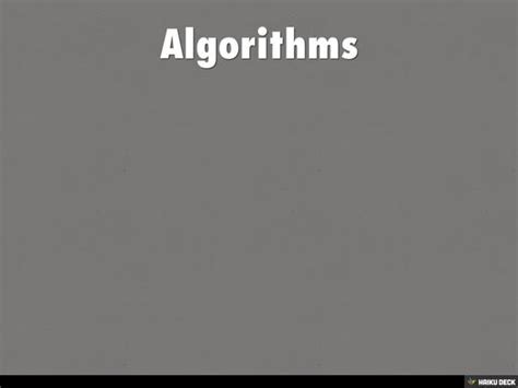 Algorithms Ppt