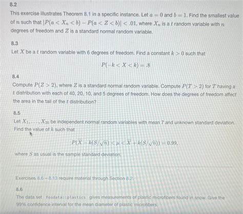Solved This Exercise Illustrates Theorem In A Specific Chegg
