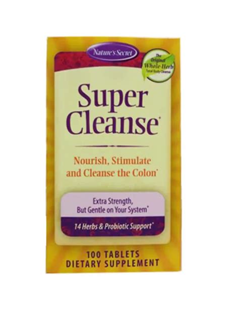 Natures Secret Super Cleanse 1x100 Tab