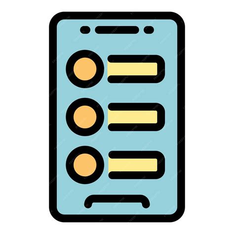 Premium Vector Phone Diet App Icon Outline Vector Program Counter Info Care Color Flat