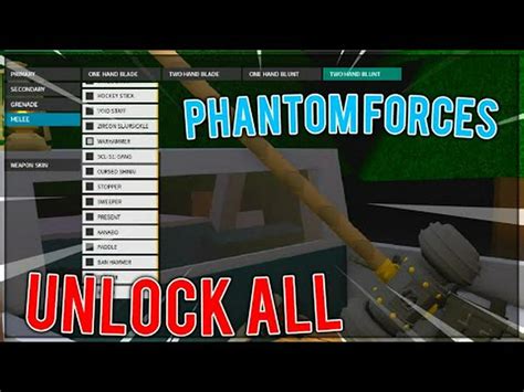 ROBLOX Phantom Forces Hack Script UNLOCK ALL EVERYTHING ADMIN