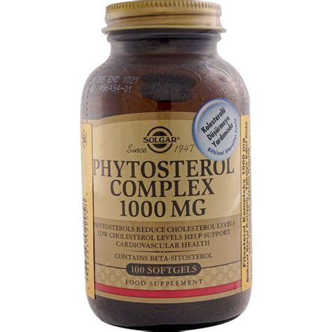 Solgar Phytosterol Complex 1000 Mg 100 Softjel Fiyatı