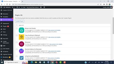 How To Update Wordpress Themes And Plugins Youtube