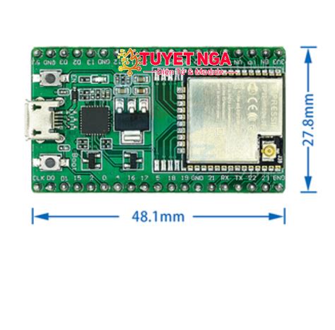 Kit Rf Thu Phát Wifi Ble Esp32 Wroom 32u Devkitc ĐiỆn TỬ TuyẾt Nga
