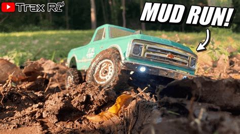 MUDDING The AXIAL SCX C Scale Chevrolet C RC Run YouTube
