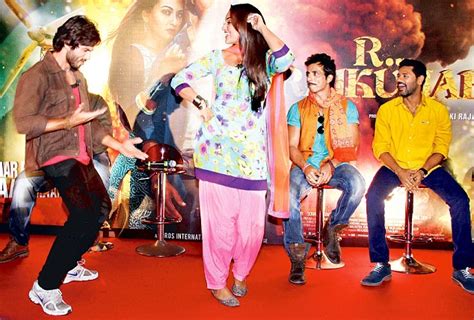 Shahid Kapoor And Sonakshi Sinha Launch Action Flick R Rajkumar With Guns Goons And An